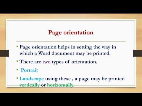 Class 5 Ch 3 Advanced formatting features in MS Word 1 - YouTube