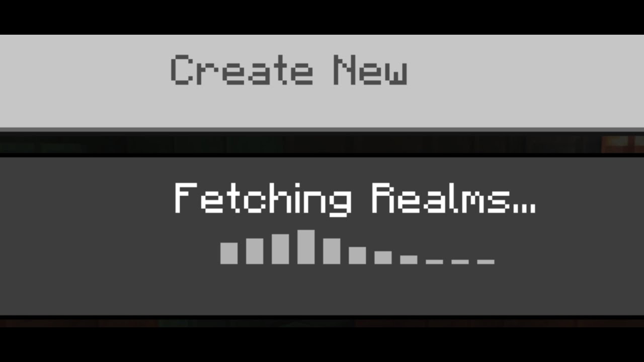 Cannot Access Minecraft Realms Stuck On Fetching Realms - YouTube