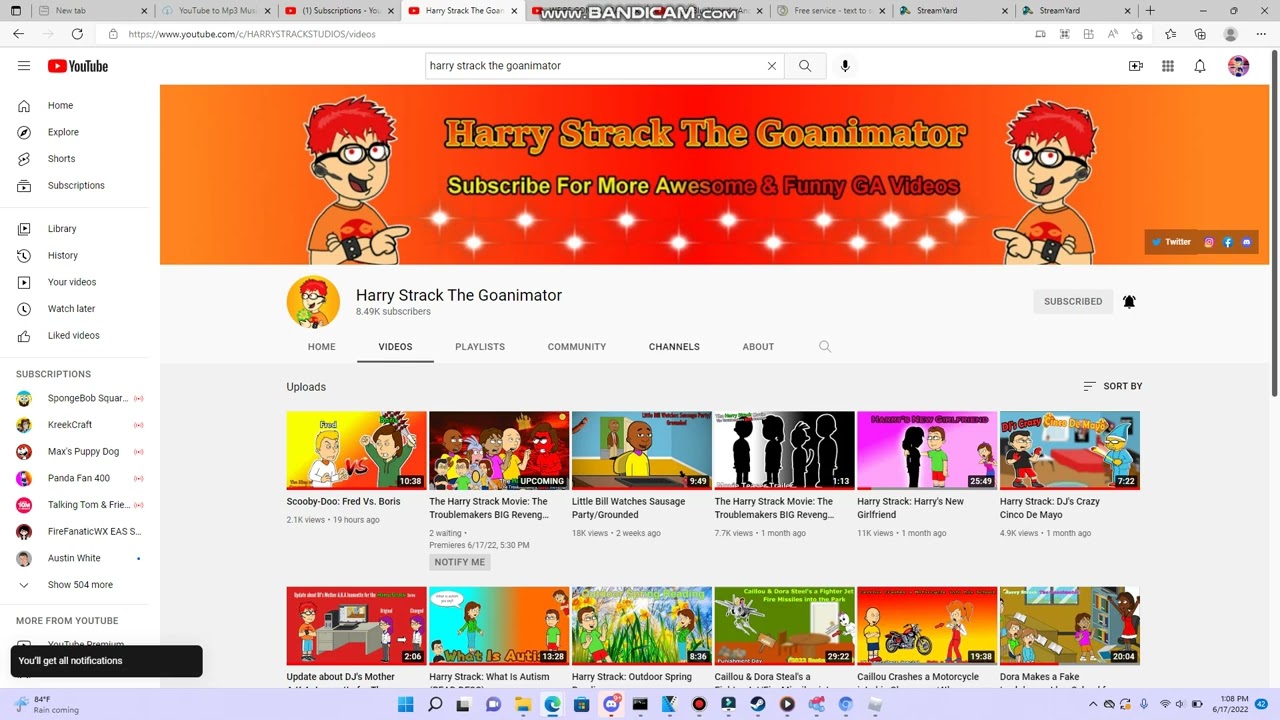 Shout Out to @Harry Strack The Goanimator - YouTube