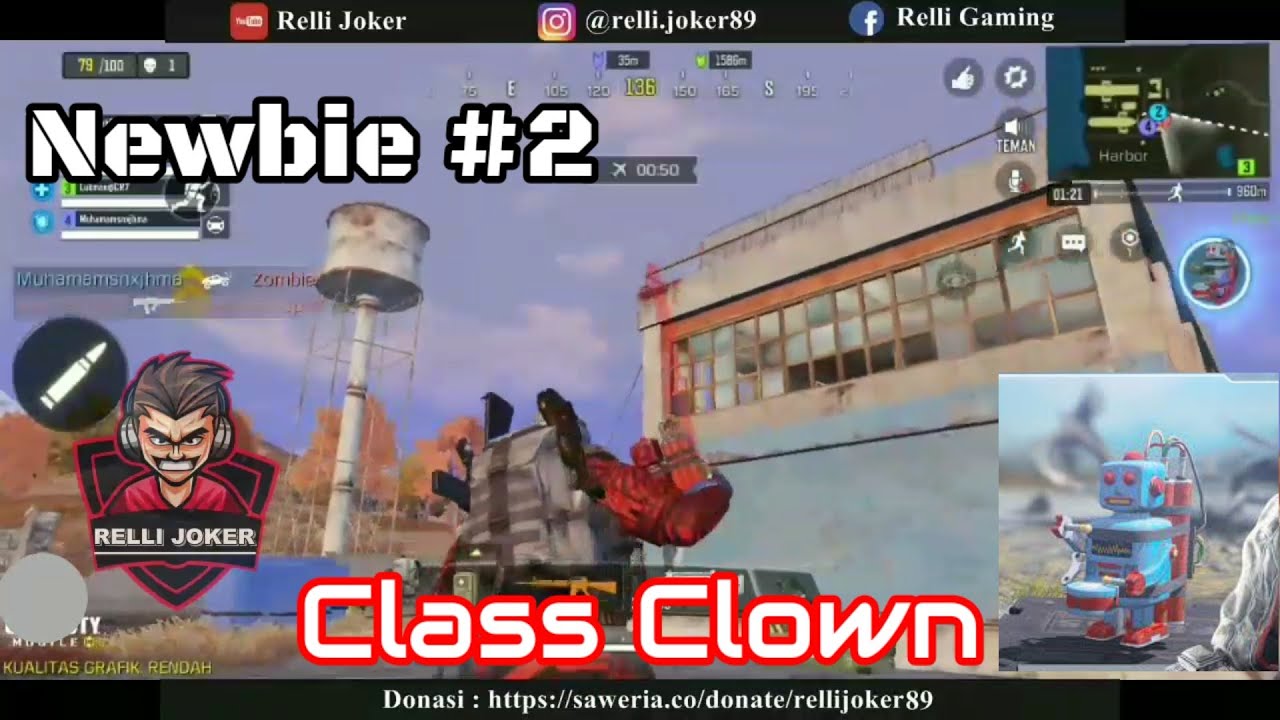 Battle Royale Class Clown (Newbie #2) - Call Of Duty Mobile Garena Indonesia - YouTube