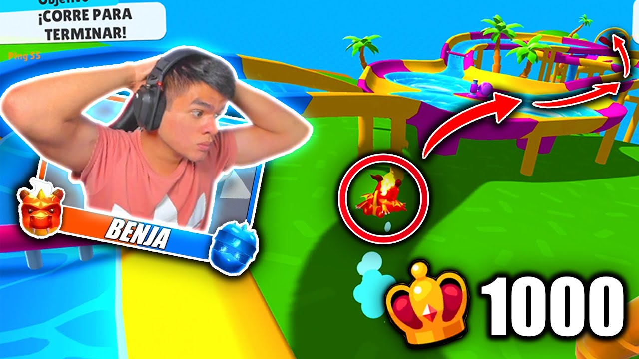 REACCIONANDO A JUGADAS DE MIS SUSCRIPTORES EN STUMBLE GUYS! - PRO TIPS ...