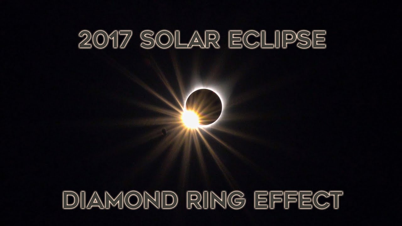 Solar Eclipse 2017 - Diamond Ring Effect - YouTube