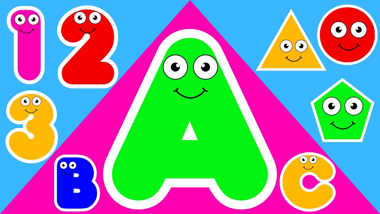 ABC, 123 & Shapes Learning Videos For Preschool | Toddlers Learning For ...
