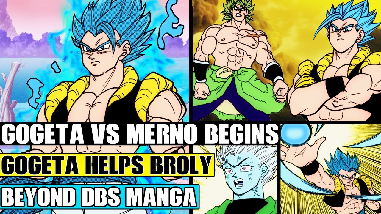 Beyond Dragon Ball Super: The New Angel Merno Vs Gogeta Begins! Gogeta ...