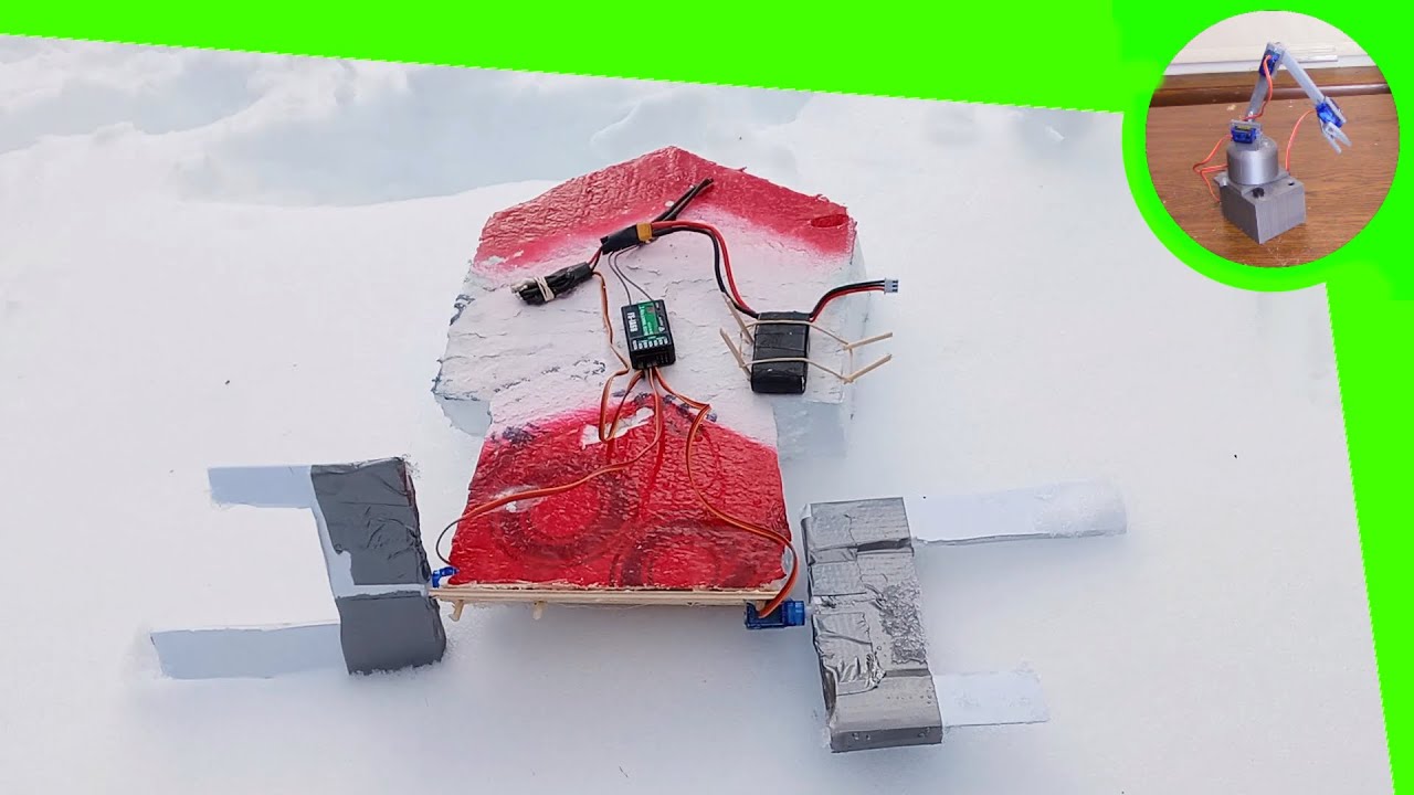 DIY RC Snowmobile All Terrain Vehicle - YouTube