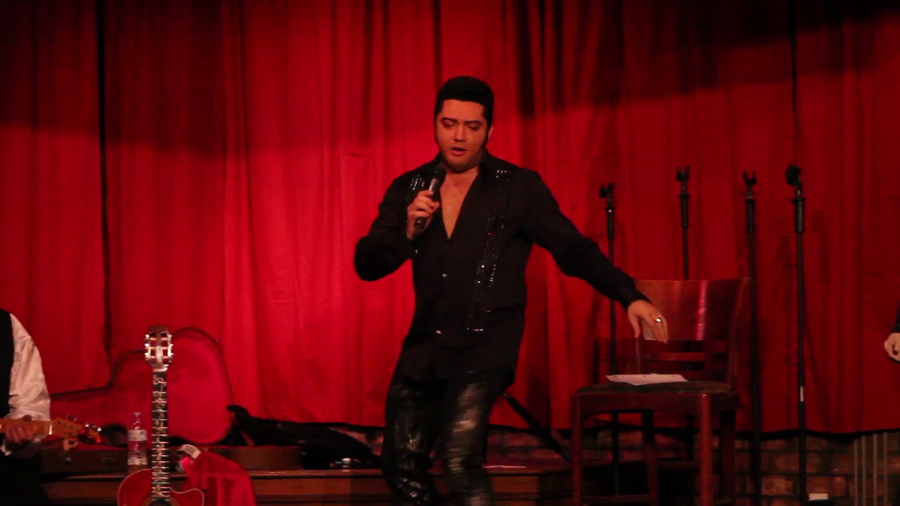 Justin Shandor sings C'mon Everybody Elvis Week 2019 - YouTube
