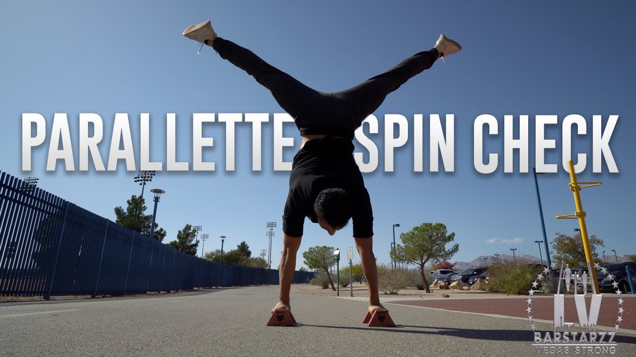 Parallette Spin Check Challenge - YouTube