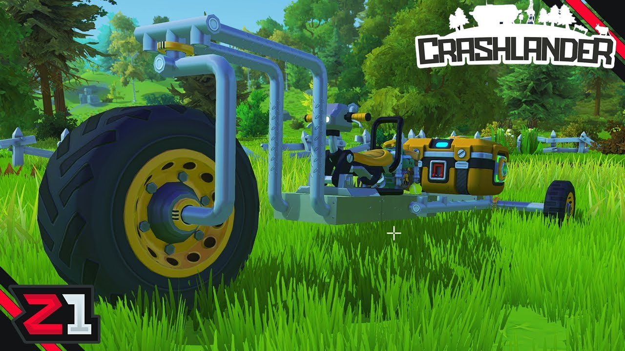 Building My FIRST Survival Vehicle ! Scrap Mechanic Crashlander [E4 ...