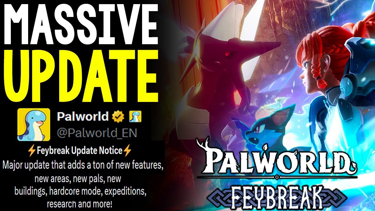 Absolutely MASSIVE NEW Palworld Update! Huge NEW CONTENT, New Pals ...