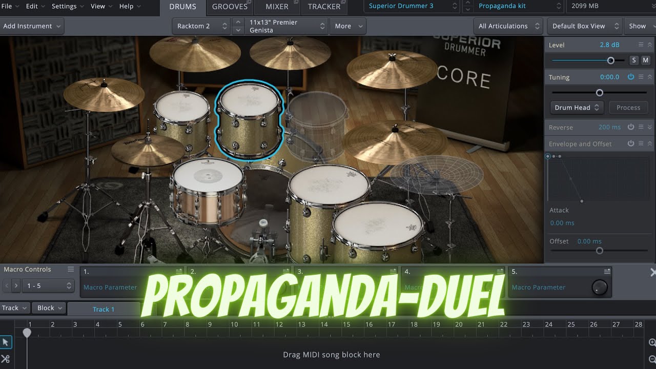 Propaganda-Duel:drum cover - YouTube