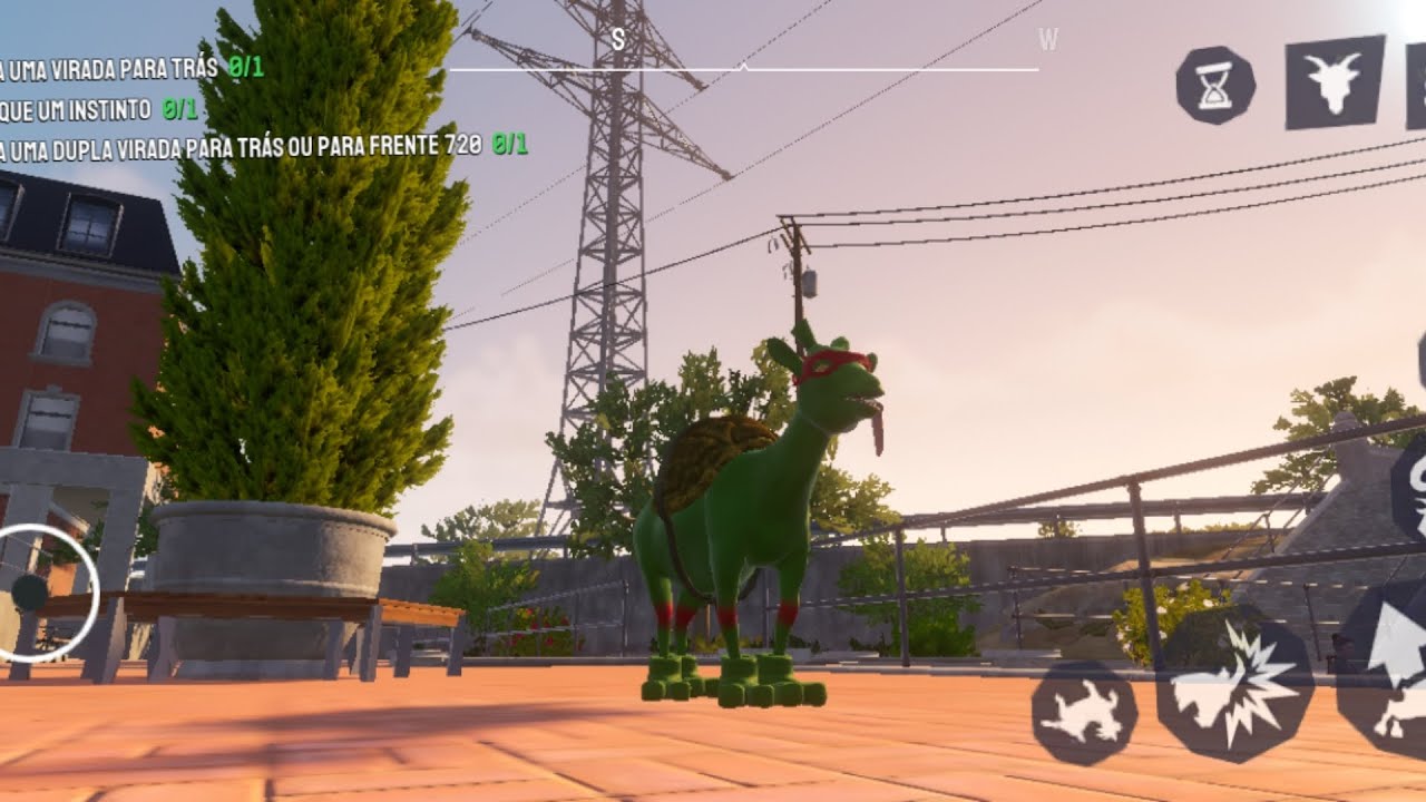 a cabra virou uma tartaruga ninja - YouTube