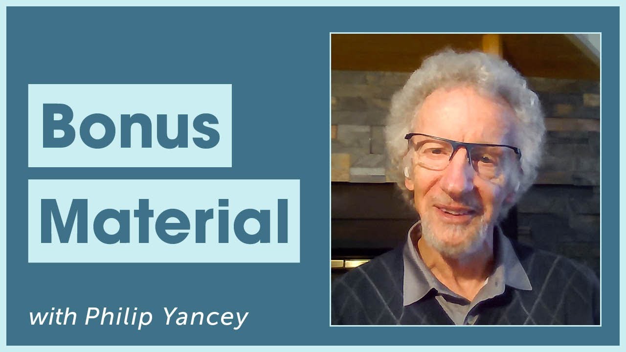 BONUS MATERIAL // Today with J.John: Philip Yancey - YouTube