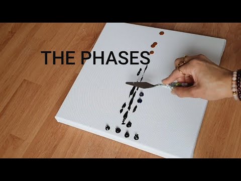 Abstract Painting Demo / Easy For Beginners / Acrylic Painting Demo ...