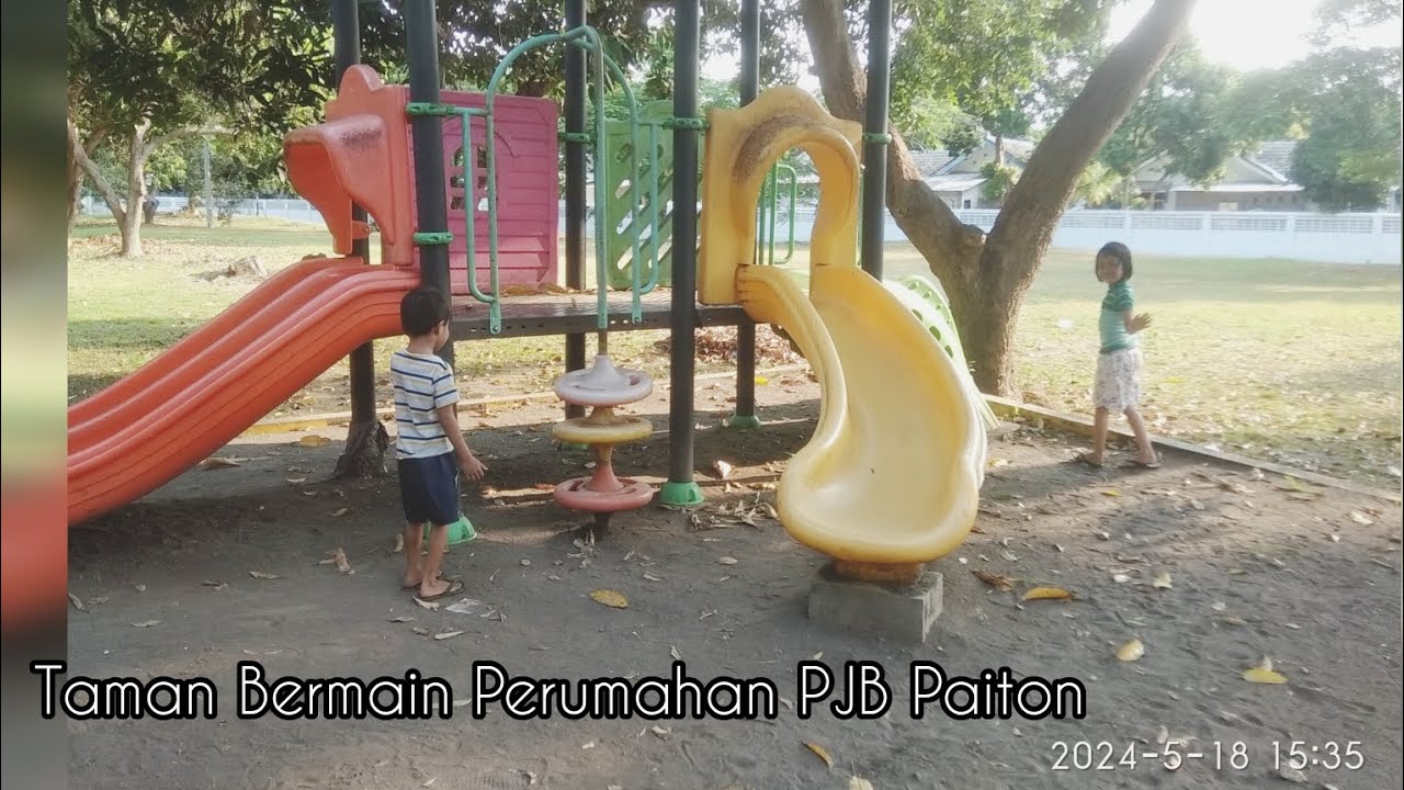 Bermain di Taman Bermain Perumahan PJB Paiton - YouTube