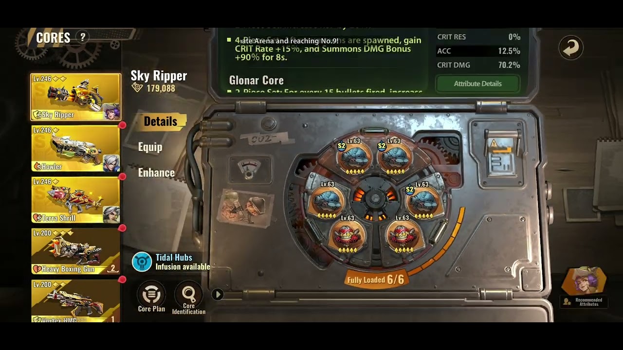 METAL SLUG AWAKENING!! LEVEL 124 COST UPGRADE!!! CORE AND WEAPONS ...