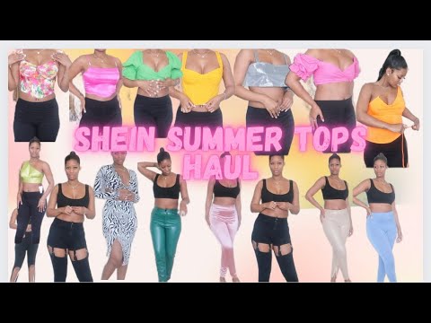 shein summer haul | tops and pants - YouTube
