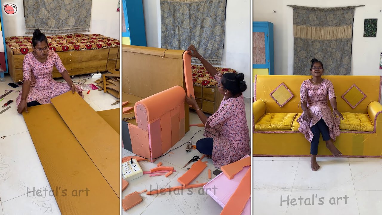 Sofa making - YouTube