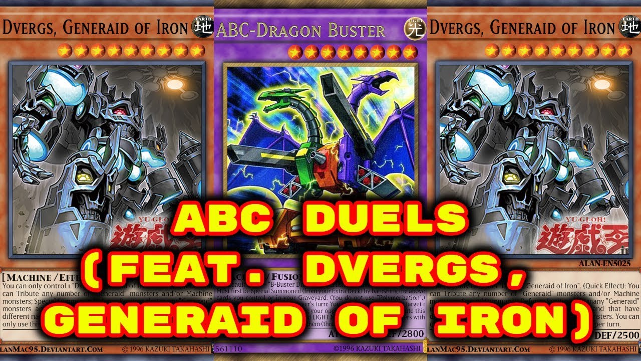 Yugioh - ABC Machines Duels (Feat. Dvergs, Generaid of Iron) (Deck ...