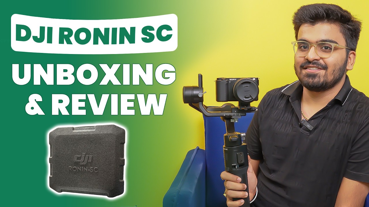 DJI Ronin SC Unboxing | DJI Ronin SC Balance Hindi | DJI Ronin SC Sony ...