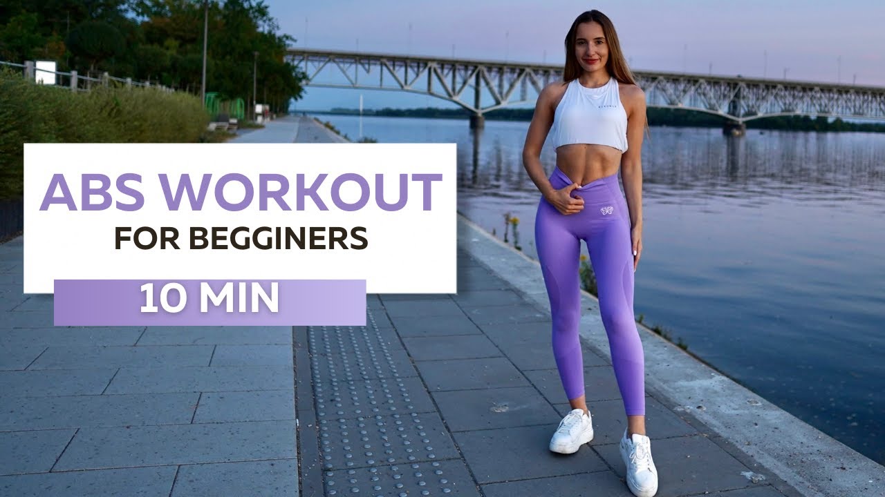 10 MIN AB WORKOUT | For BEGGINERS | No Equipment - YouTube