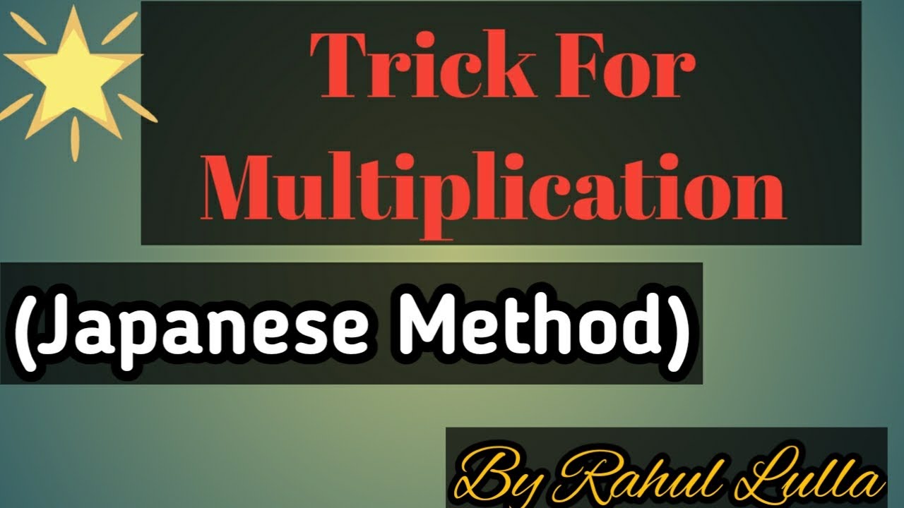 Easiest Trick For Multiplication Youtube