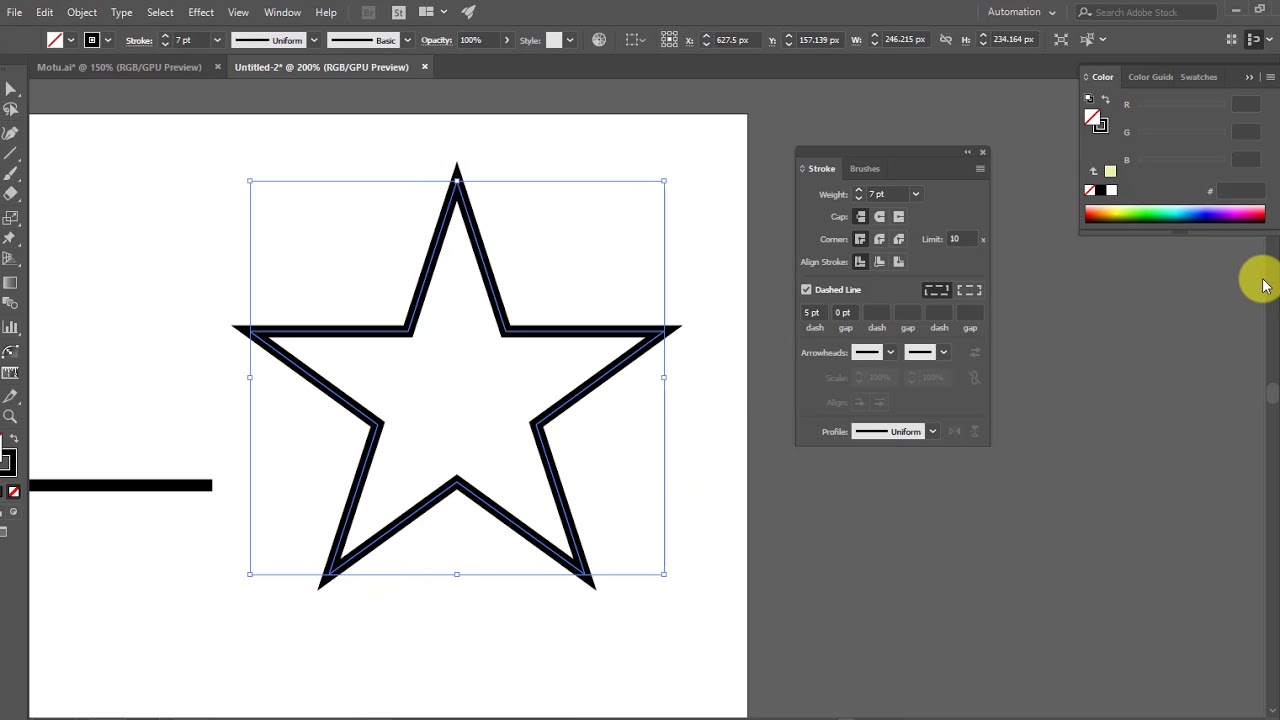 How To Use Strokes Shape In Illustrator YouTube How To Use Strokes Shape In Illustrator YouTube