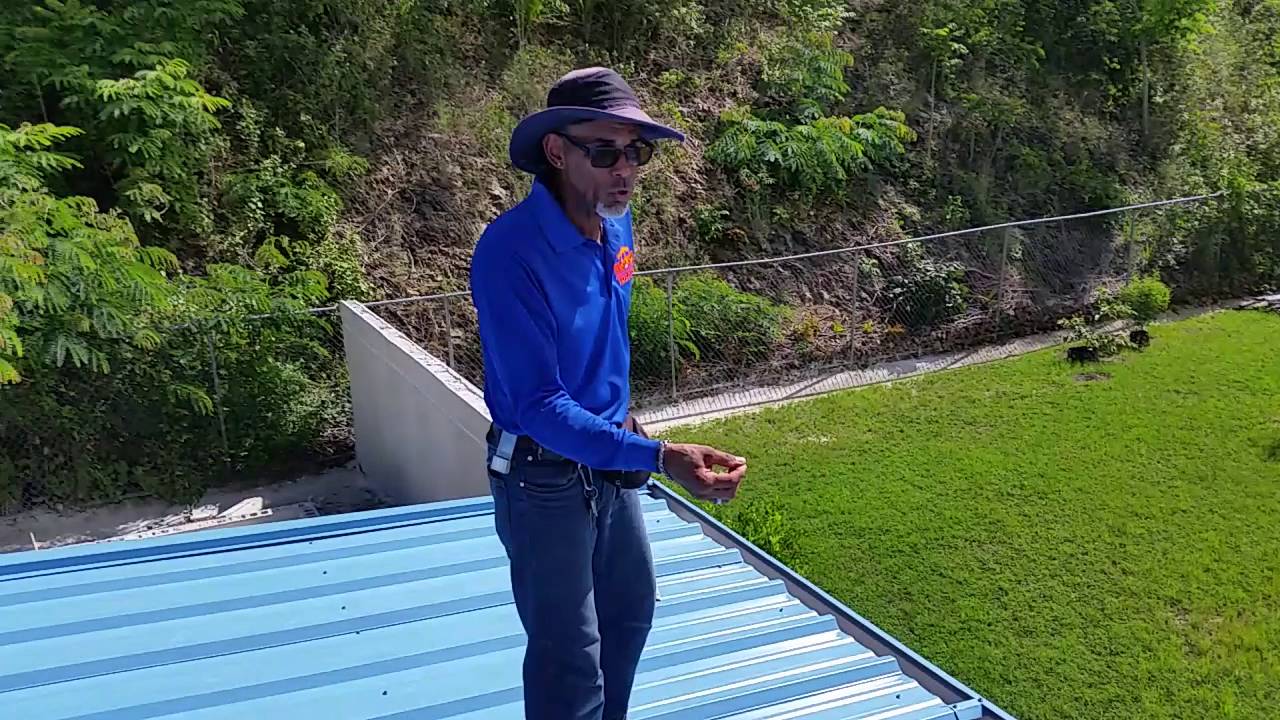 Diseño Tropical techo galvalume Aluminio - YouTube