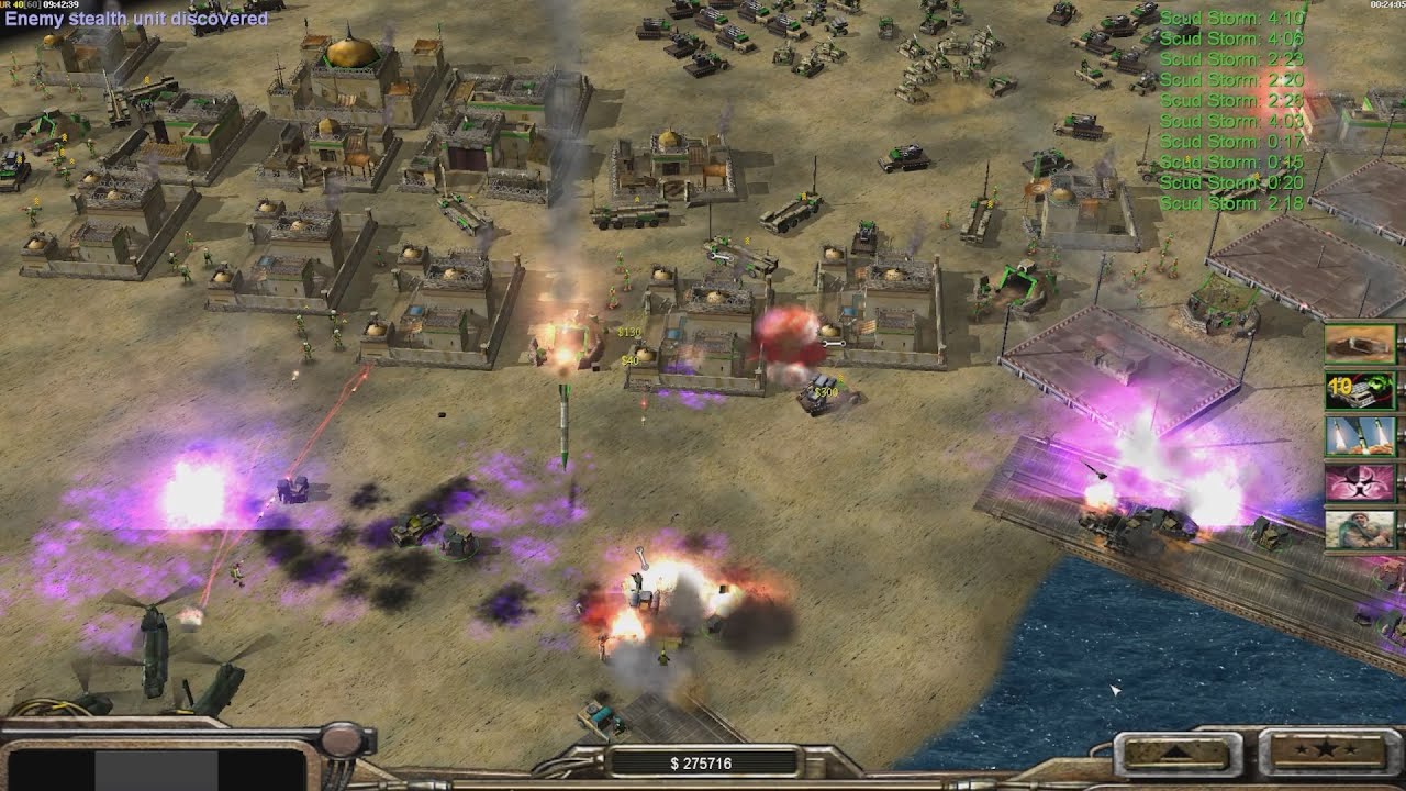 GLA Toxin - Command & Conquer Generals Zero Hour - 1 vs 7 HARD Gameplay ...
