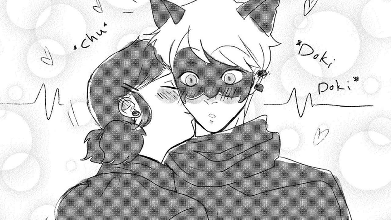 Marichat Cuddles | Miraculous Ladybug Comic Dub - YouTube