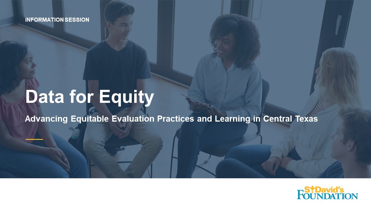 Data for Equity | Information Session - YouTube