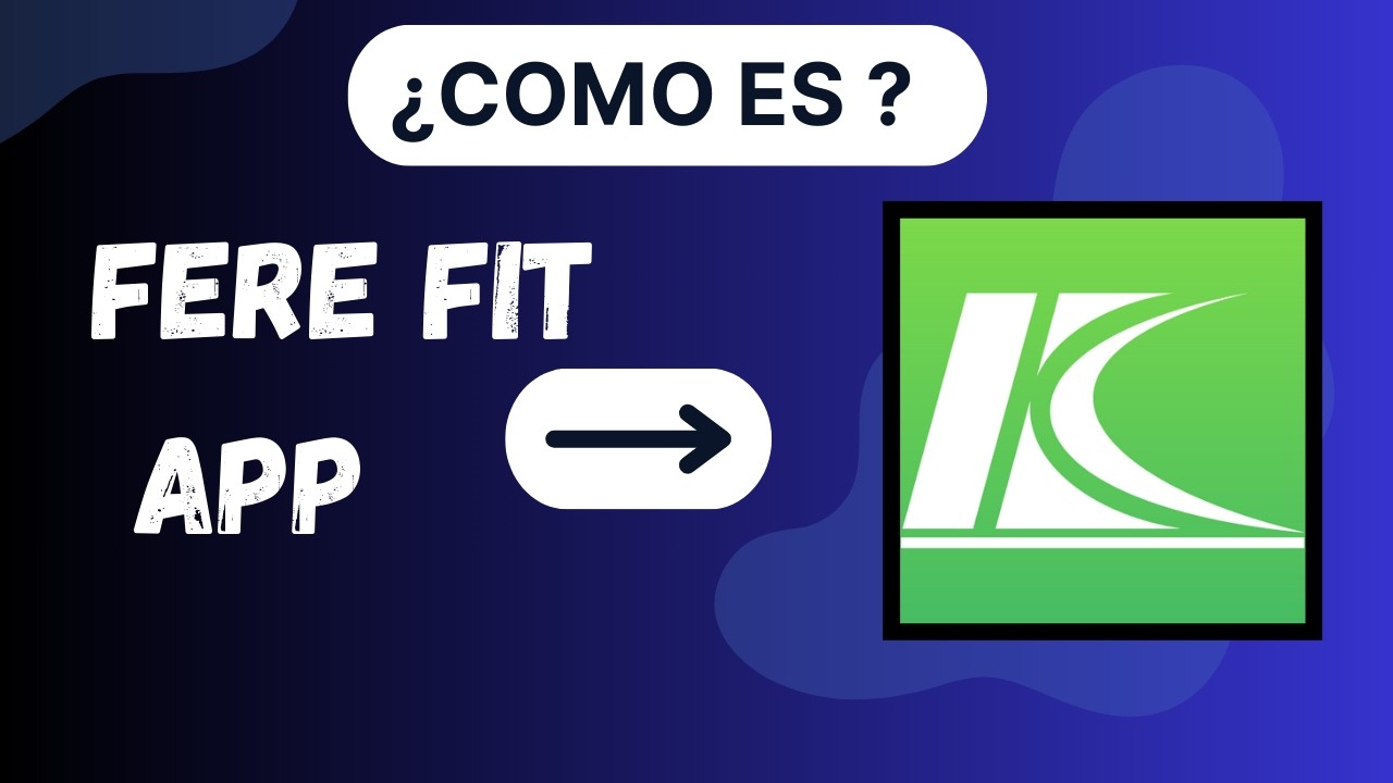 ¿Cómo es la app FERE FIT ? y sus funciones. - YouTube