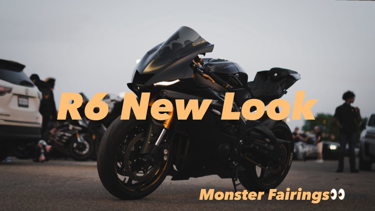 Giving the R6 a new look with Monster Fairings - YouTube