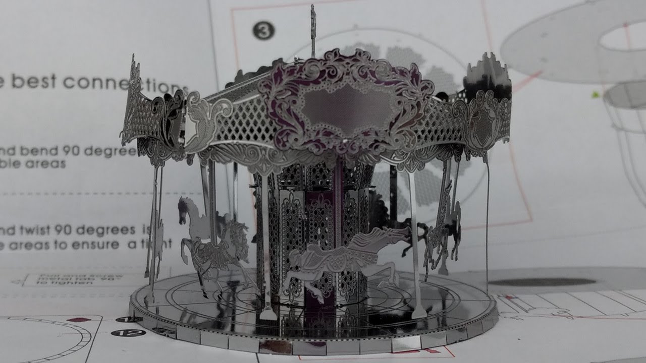 Metal Earth Build - Merry Go Round - YouTube