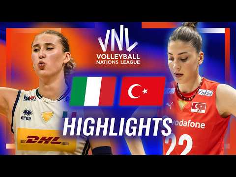 Italy 🇮🇹 vs. Türkiye 🇹🇷 - Highlights | Week 1 | Women's VNL 2026