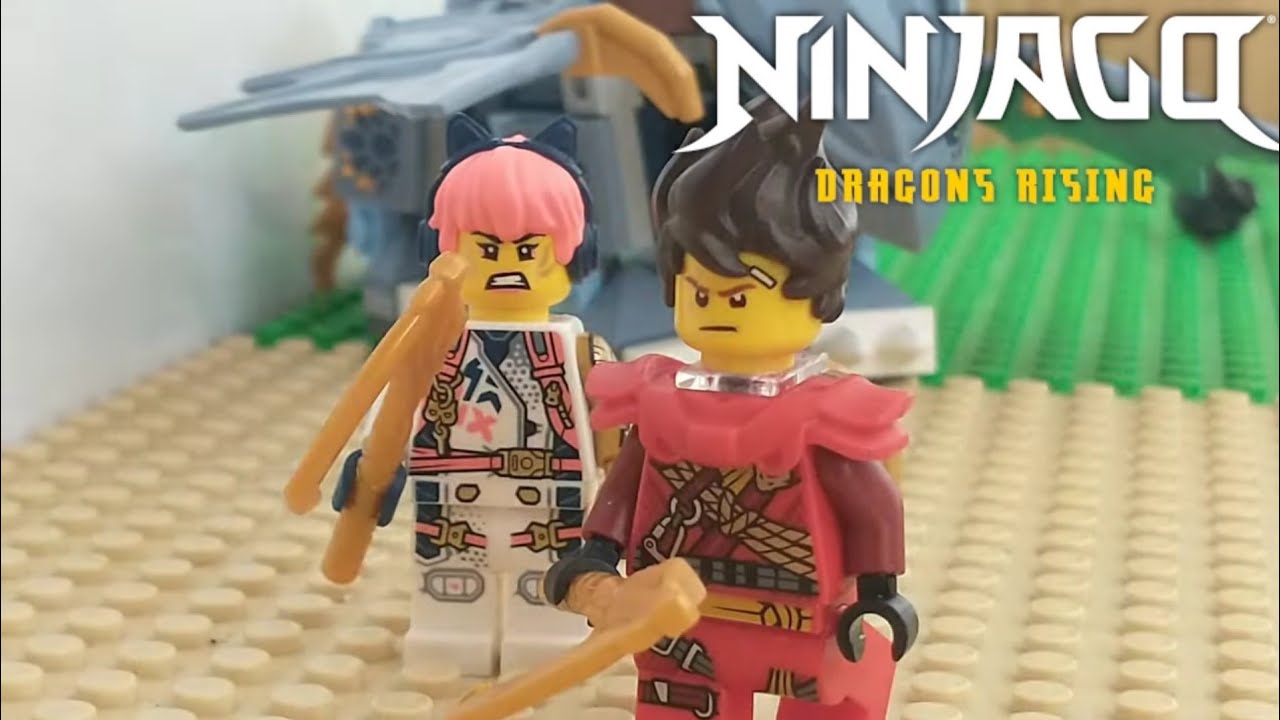Sora creates the climber mech | Ninjago Dragons Rising recreation - YouTube