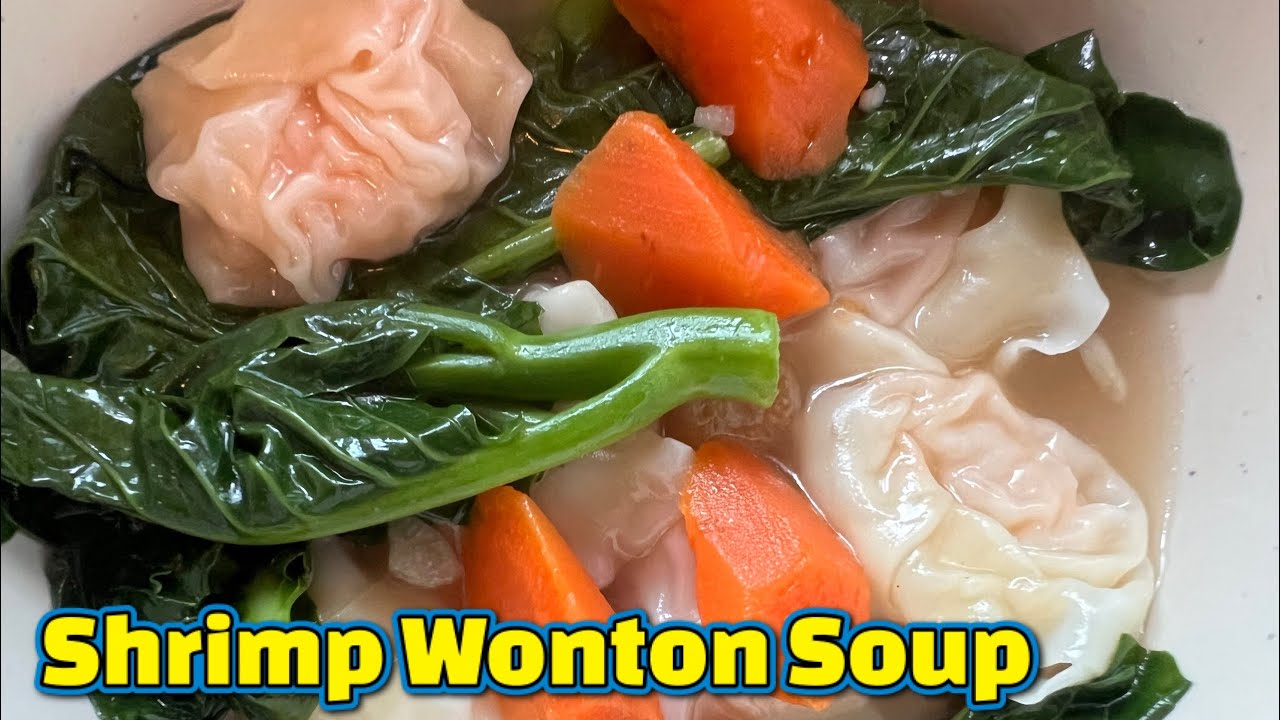V674 : Sup Pangsit Udang 🍤🦐🥟🍲🥣 - YouTube
