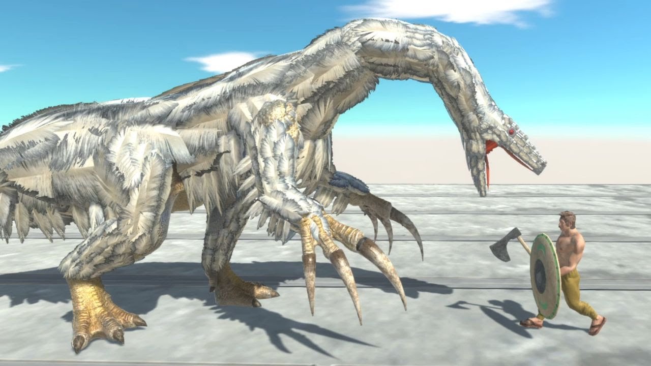 The Isle Therizinosaurus vs ALL UNITS on Wobbly Building Animal Revolt ...