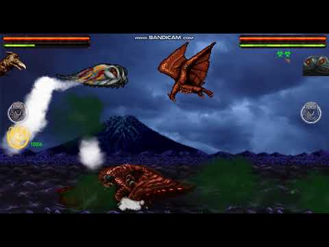 Godzilla: Omniverse - Rodan (Showa) and Rodan (MV) VS. 2 Flying Hedorahs