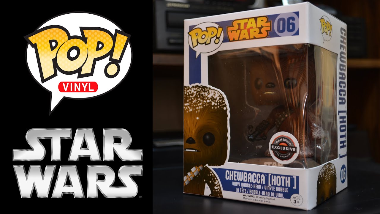 FUNKO POP! STAR WARS- {GAMESTOP EXCLUSIVE} CHEWBACCA {HOTH} UNBOXING ...