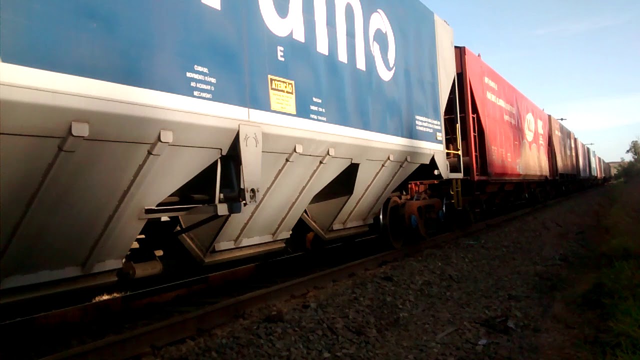 TREM DA RUMO COM AC44I MRS NA ALÇA DE ZQB - YouTube