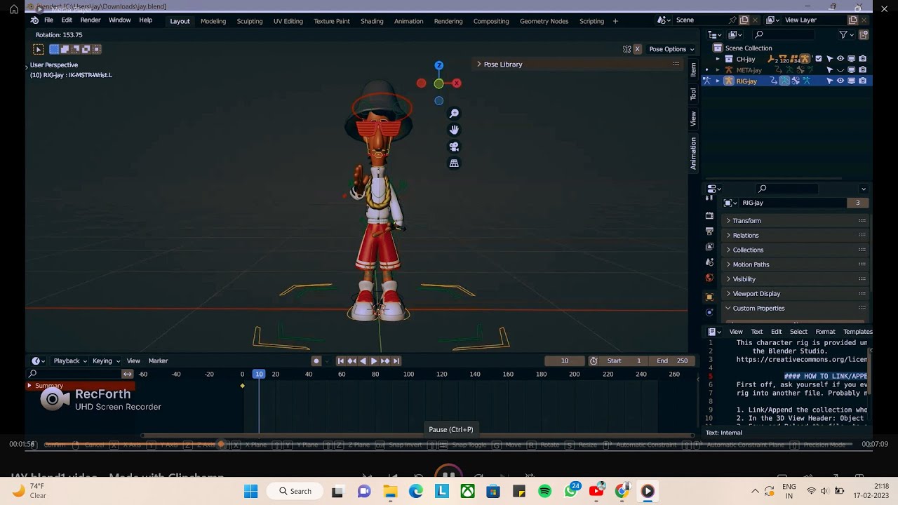 Human Body Animation in Blender - YouTube