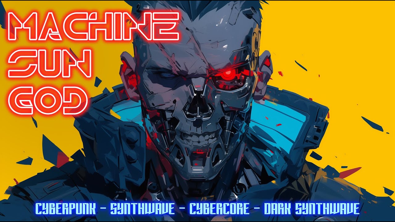 Machine Sun God - Ultimate Synthwave + Cyberpunk + Cybercore Mix (1 ...