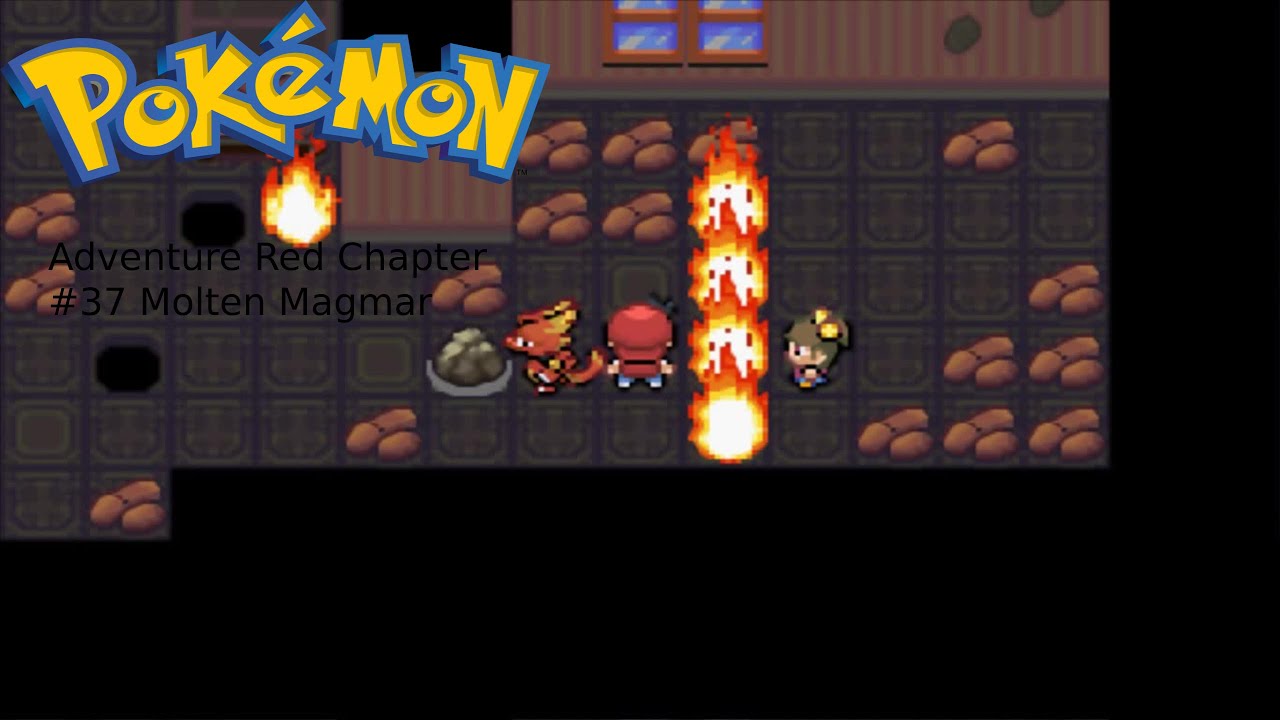 Pokemon Adventure Red Chapter #37 Molten Magmar - YouTube