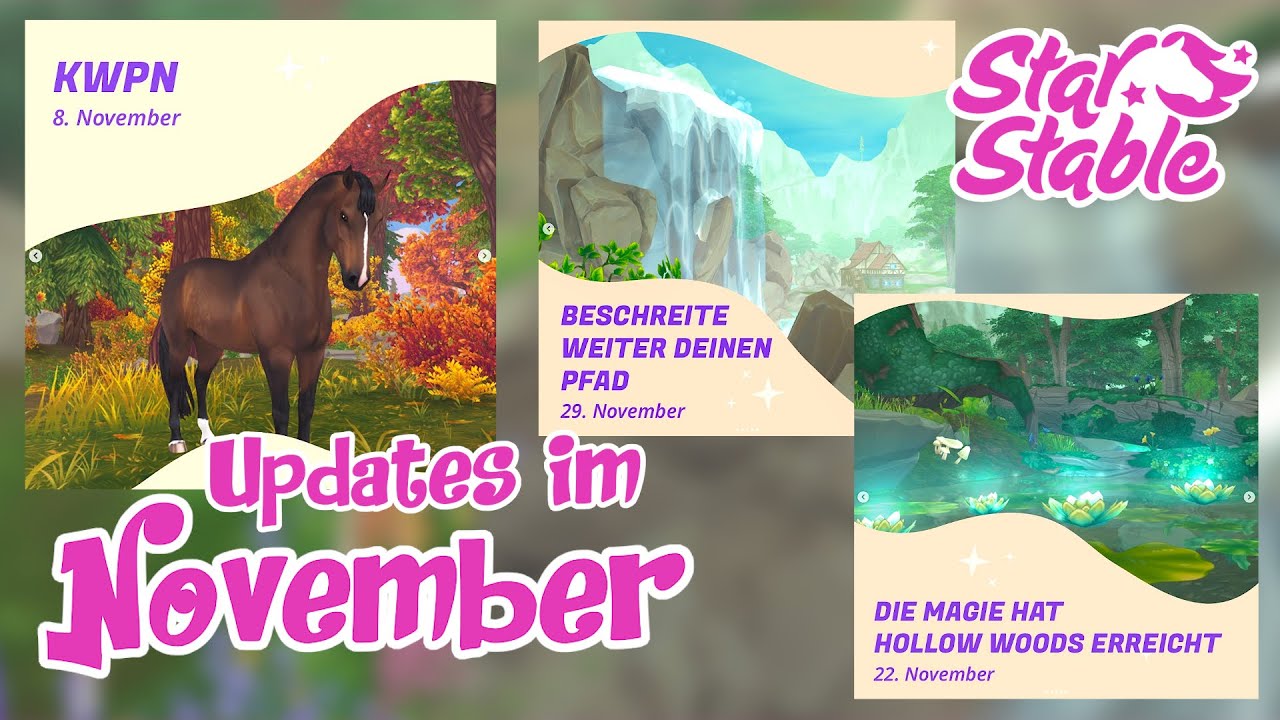 Star Stable [SSO] Roadmap - Diese Updates kommen im November (KWPN und ...