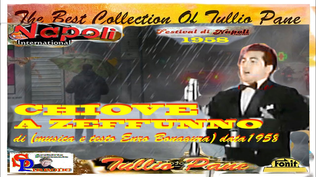 Tullio Pane - CHIOVE A ZEFFUNNO 1958 - YouTube