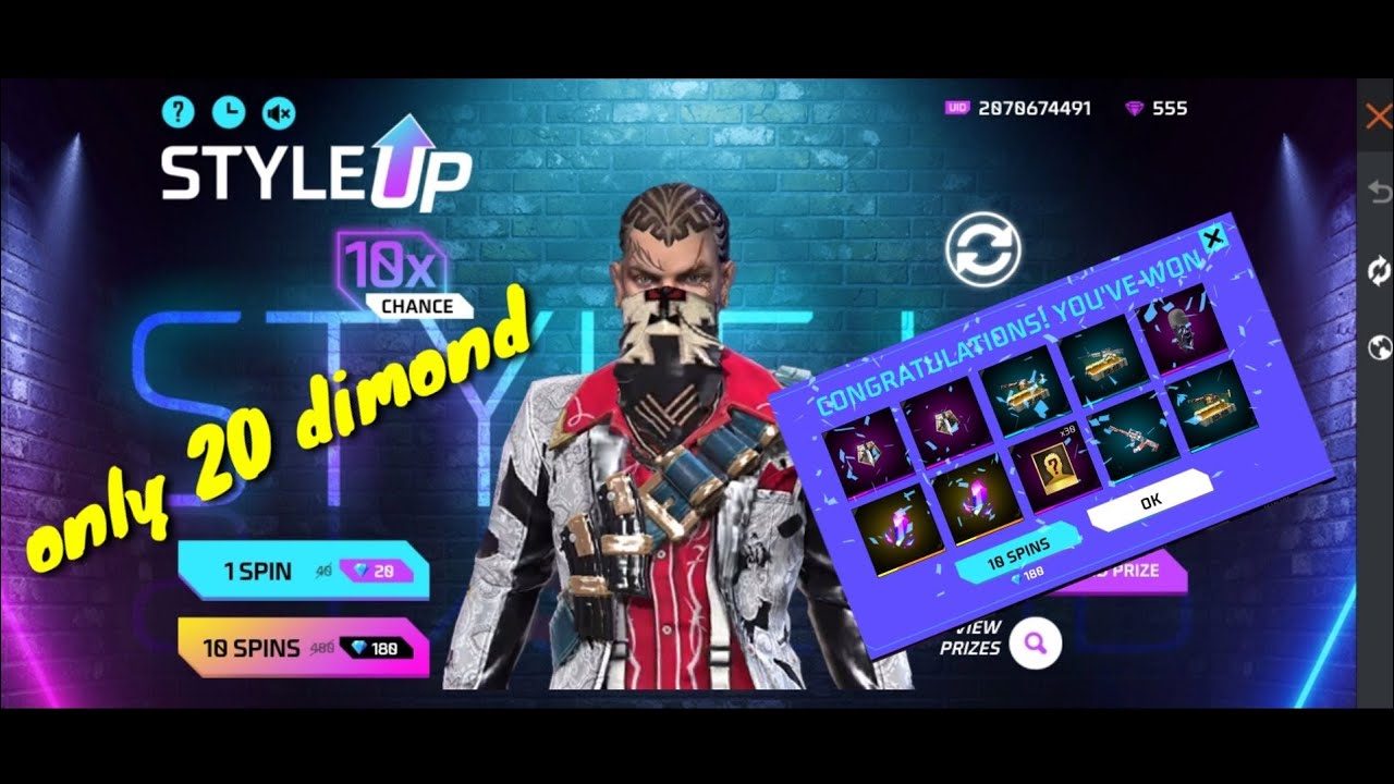 Style Up Event Free Fire | Tribal scarf return | beard x bandana event ...
