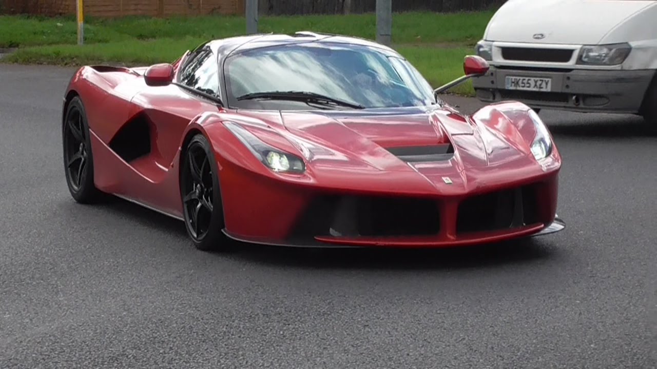 Ferrari Laferrari Start Up + Drive in St Albans!!! - YouTube