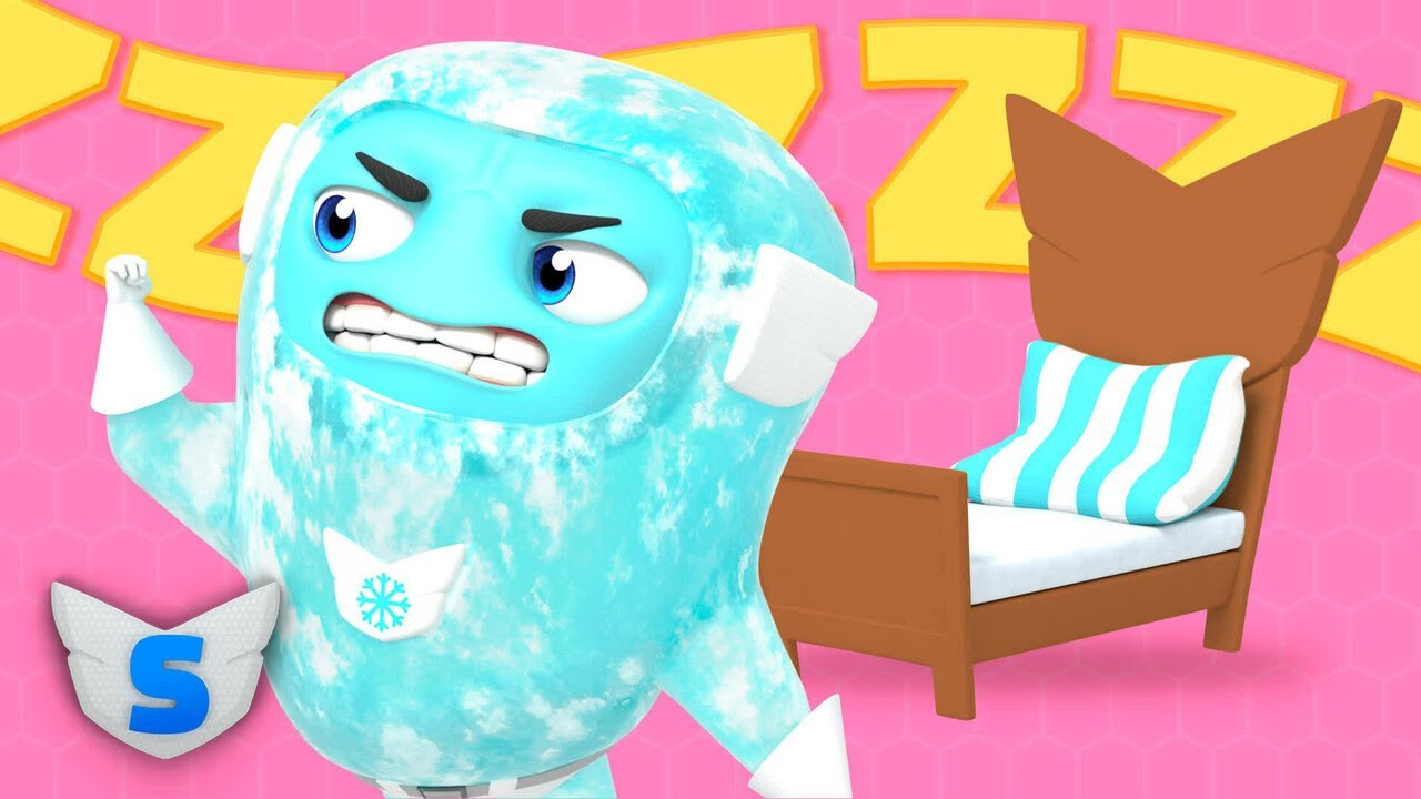 The Supers ️ O SUPER GELO não consegue dormir porque estão RONCANDO! 🏫 ...