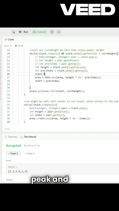 Leetcode84 Coding Leetcodejava Programming Leetcode Java Leetcodecoding Interview