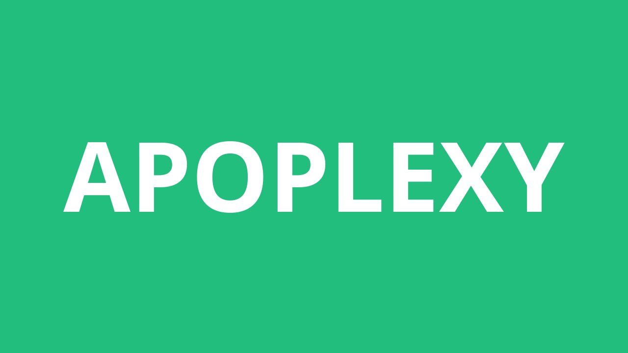How To Pronounce Apoplexy - Pronunciation Academy - YouTube